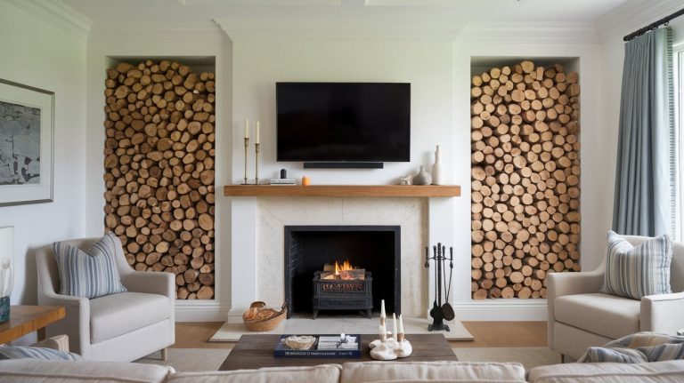 17 Log Burner Media Wall Ideas for Modern Homes - Stewart Milne Homes
